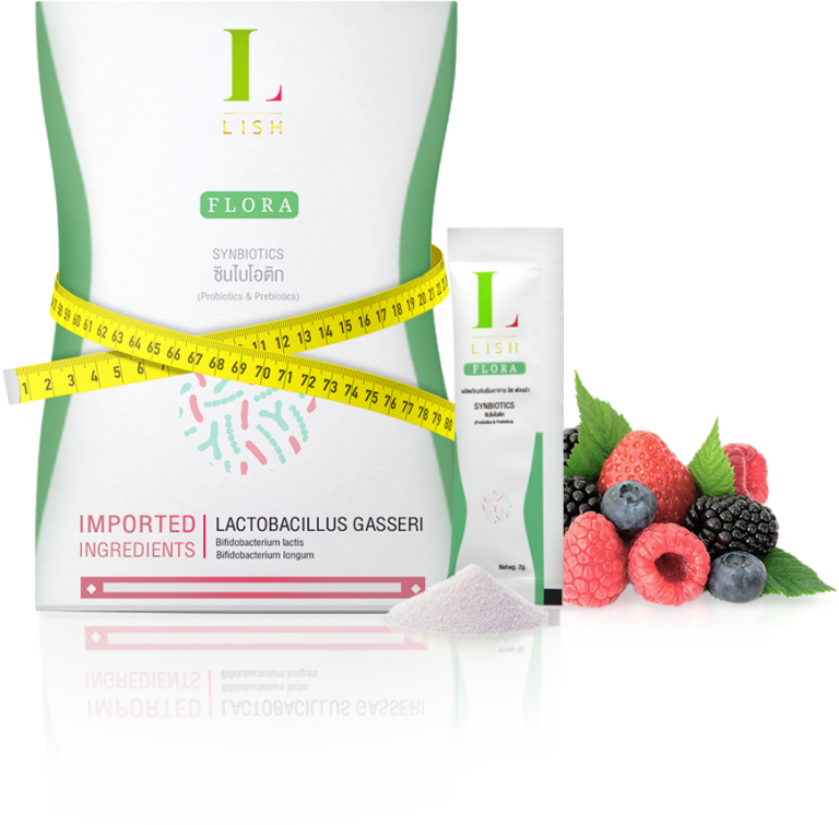 โปรไบโอติก Probiotic ลิช ฟลอร่า Lish Flora ฟื้นสมดุลขับถ่ายลำไส้ ลด ...